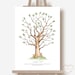 Editable Custom Fingerprint Tree Template, Fingerprint Tree Guest Book ...