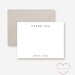 Editable Personalized Thank You Note Elegant Simple Black & - Etsy
