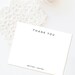 Editable Personalized Thank You Note Elegant Simple Black & - Etsy