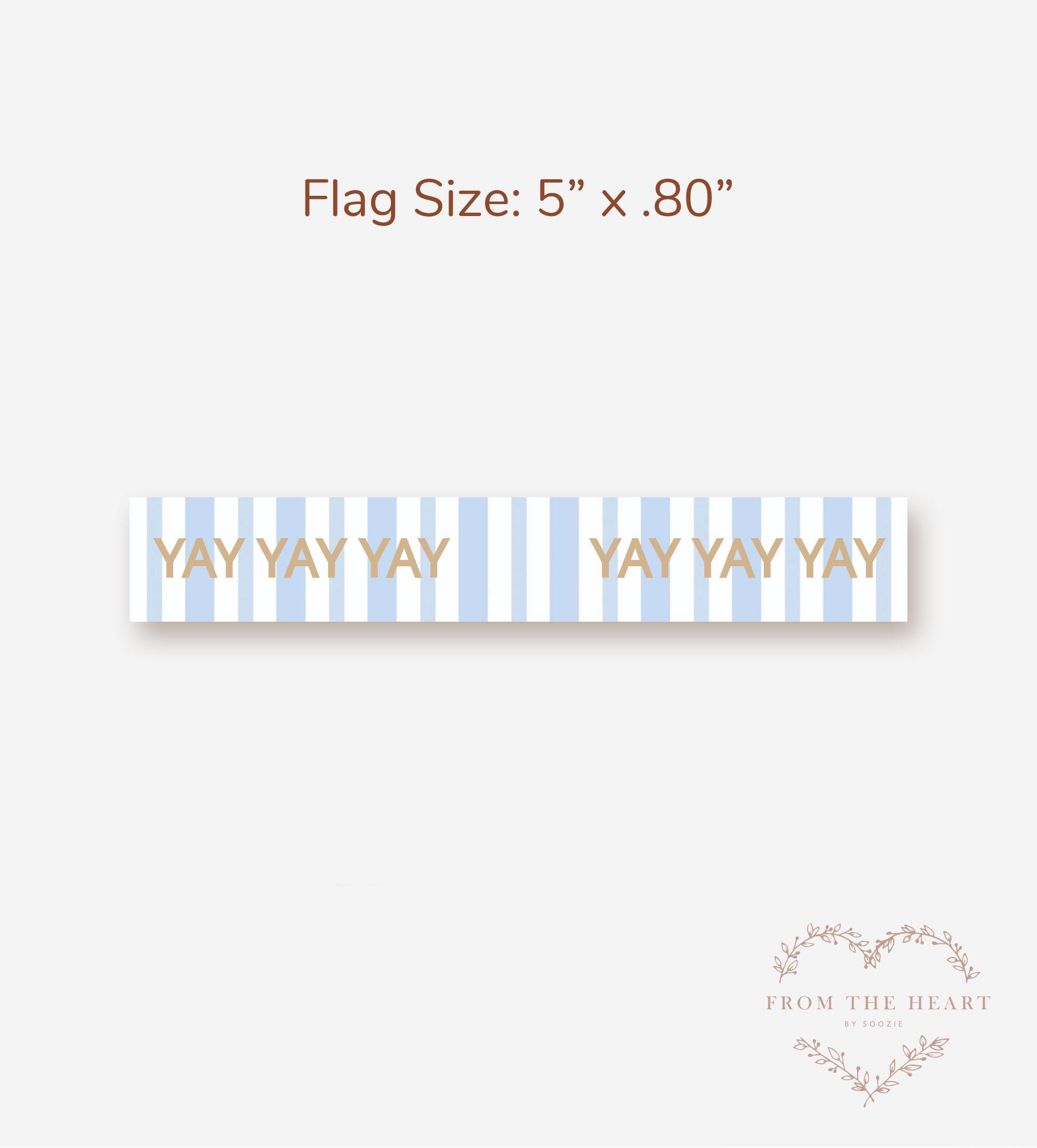 Printable Birthday Straw Flags - DIY Party Decorations - Yay Yay Yay ...