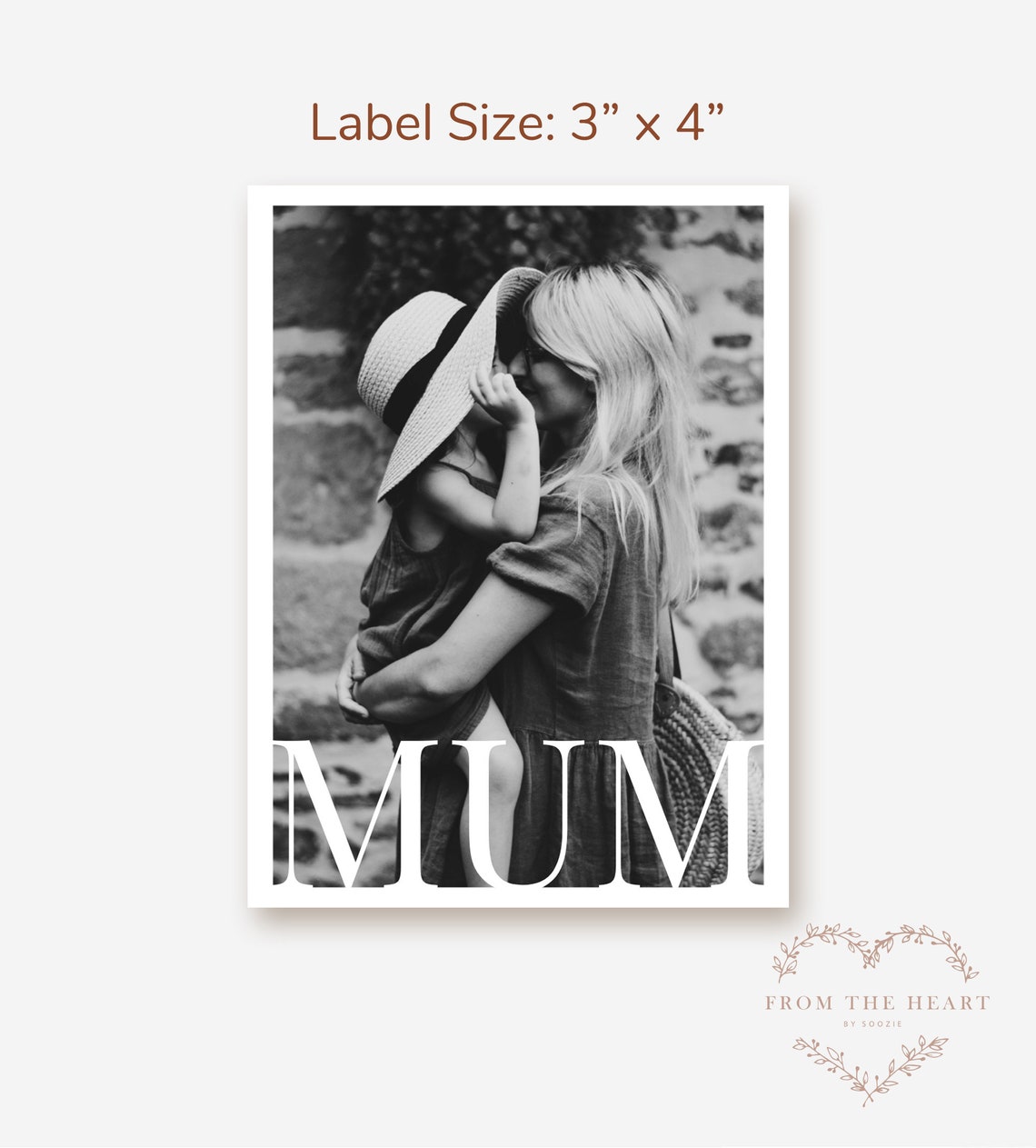 Editable Mum Wine Label Template, Custom Mother's Day Gift, Gifts for ...