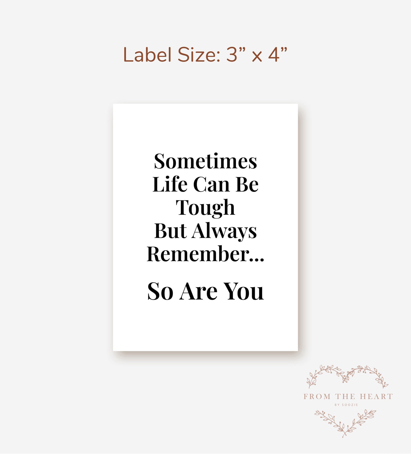 Printable Stay Strong Wine Label Sympathy Gift Loss of Mother Father ...