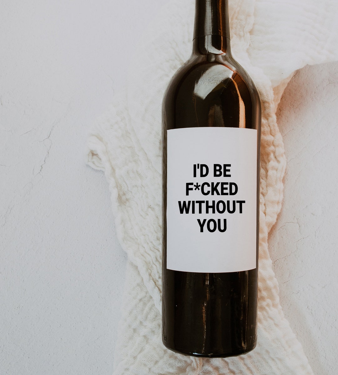 Printable Funny Wine Labels Couples Gift Anniversary Gifts for Couples ...