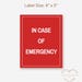 In Case of Emergency Wine Label | Funny Wine Labels | Funny Wine ...