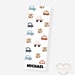 Editable Cute Car Printable Name Bookmark Template, Bookmark Template ...