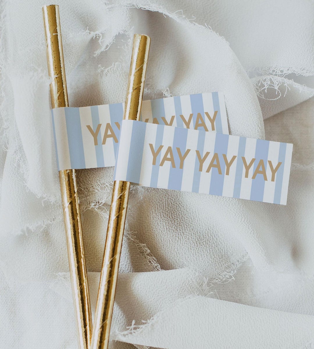 Printable Birthday Straw Flags - DIY Party Decorations - Yay Yay Yay ...