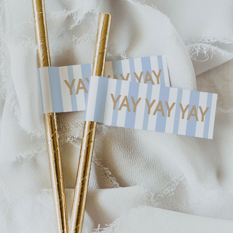 Printable Straw Flag - Etsy