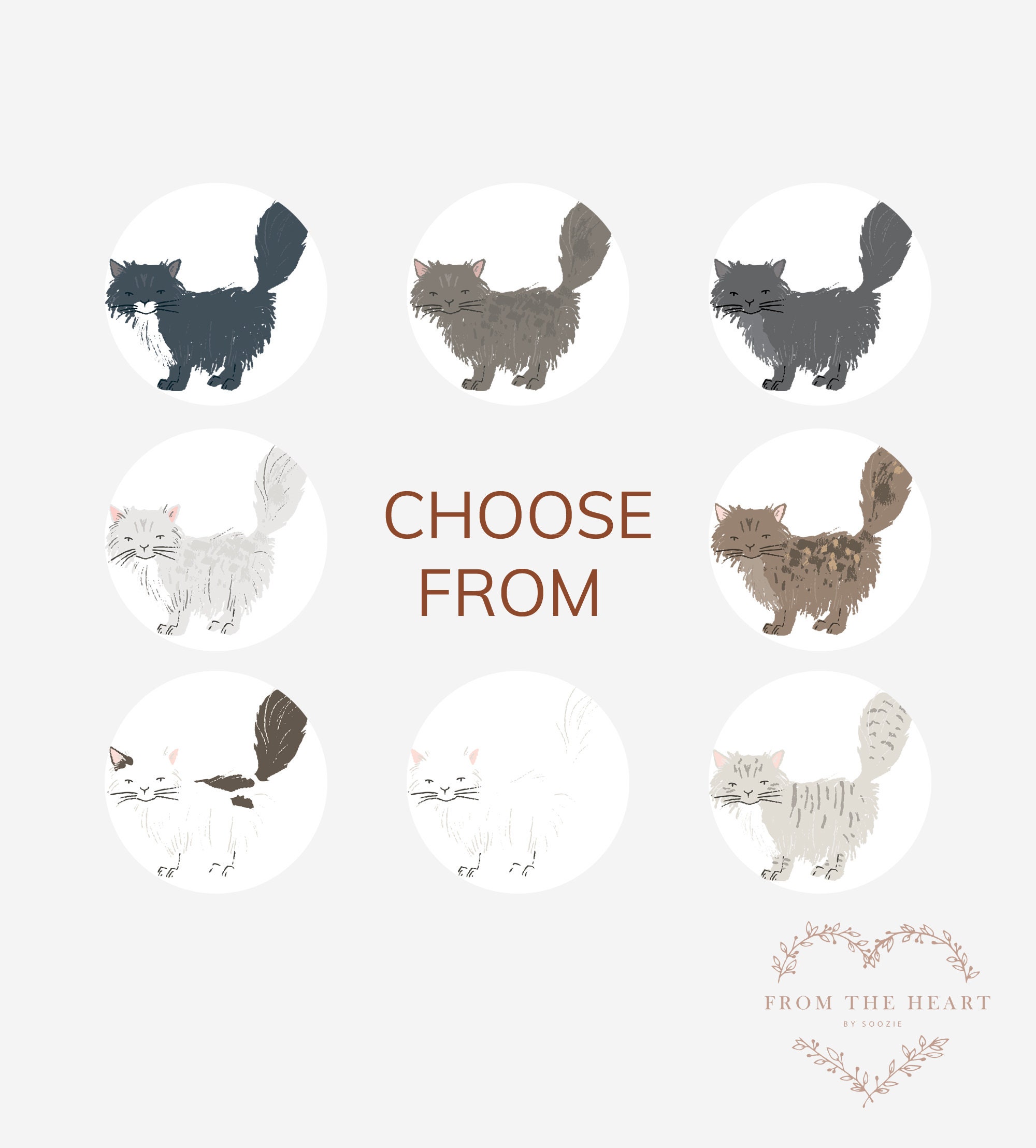 Editable Cat Lover Stationery Template, Personalized Flat Note, Custom ...