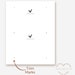 Editable Cat Lover Stationery Template, Personalized Flat Note, Custom ...