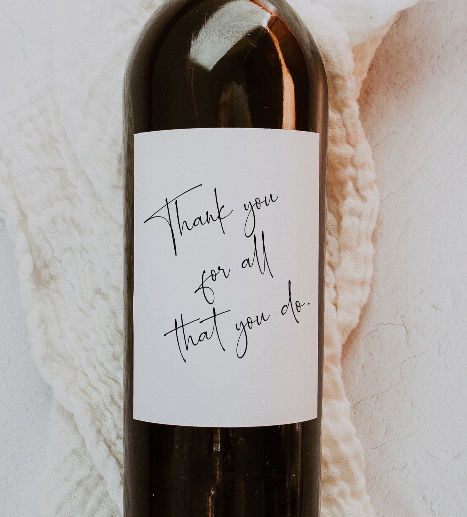 Printable Friendship Wine Label "everybody Should Be Lucky Enough to ...