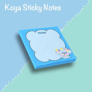 Cute Bts Bt21 Sticky Notes Mini Memo Pad Cute Kawaii Bts Bt21 Notepad ...