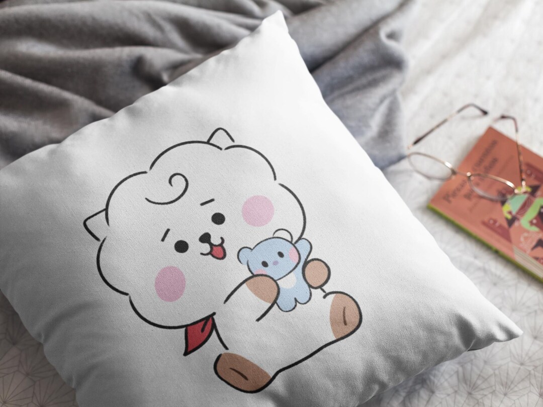 Bt21 Rj Pillow and Pillowcase Kpop BTS Merch Comfort Pillow Set for ...