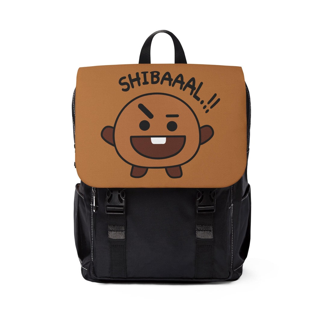 Bt21 Shooky Backpack Unisex Casual Shoulder Backpack Kpop Bts Bt21 ...