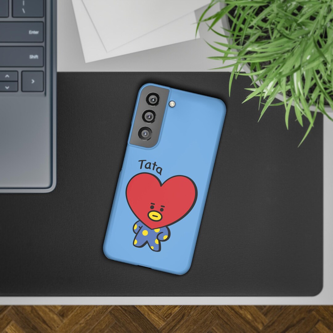 Bt21 Tata Phone Case Bts Bt21 iPhone 11 12 13 15 and Samsung Galaxy S21 ...