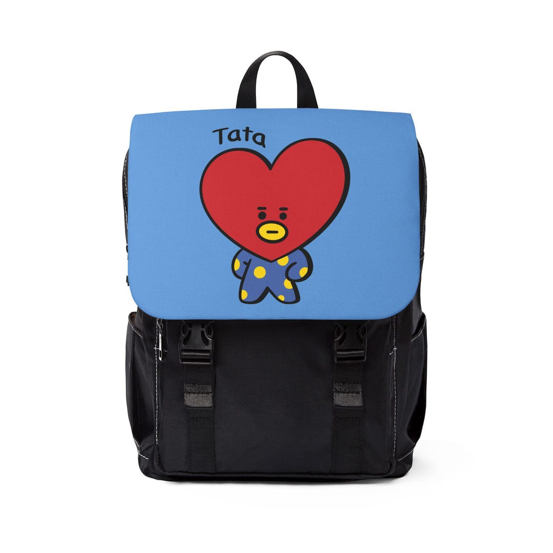 Personalized Bt21 Tata Backpack Kpop Bts Bt21 Unisex Casual Shoulder ...