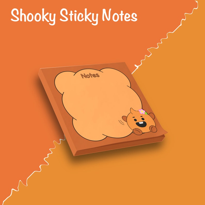 Cute Bts Bt21 Sticky Notes Mini Memo Pad Cute Kawaii Bts Bt21 Notepad ...