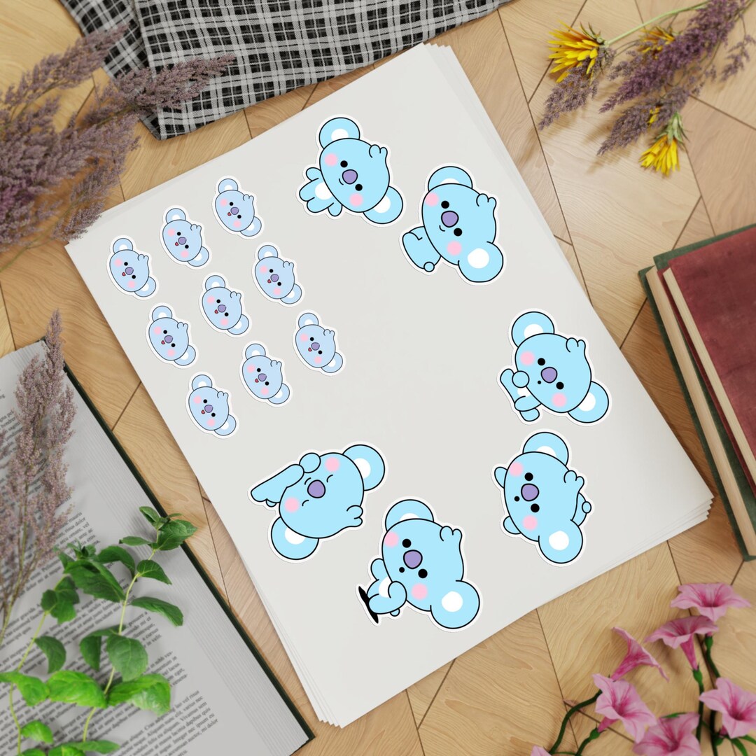 BT21 Koya Stickers | Cute K-pop BTS Army Namjoon Rm Planner Phone iPad ...