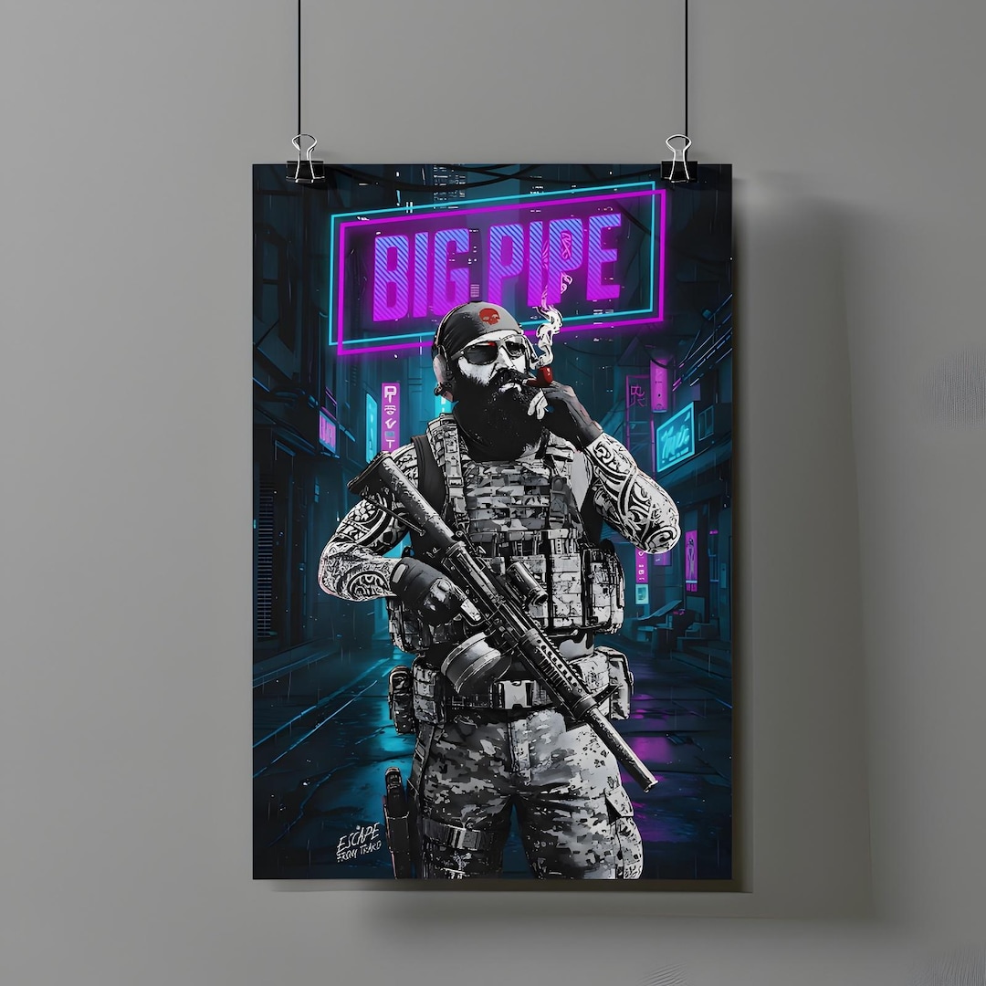 The Goons, Big Pipe Wall Art, Escape From Tarkov Poster, Gaming Room ...