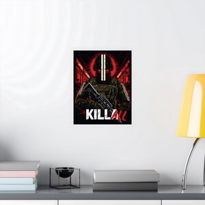 Killa Kill All Poster, Escape From Tarkov Wall Art, Interchange Boss ...