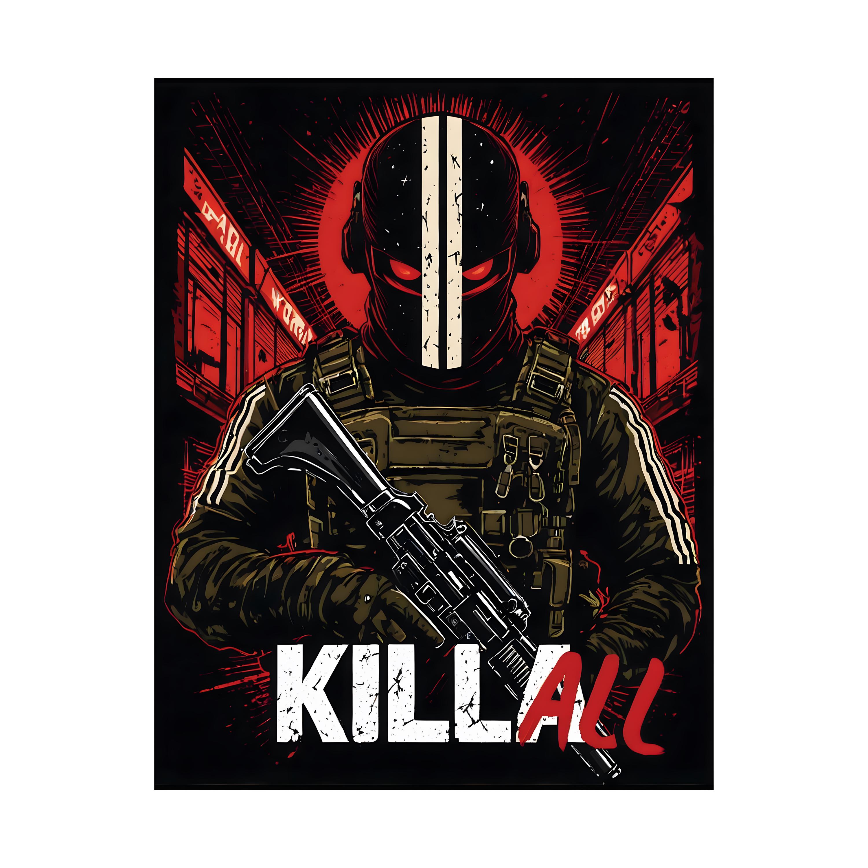Killa Kill All Poster, Escape From Tarkov Wall Art, Interchange Boss ...
