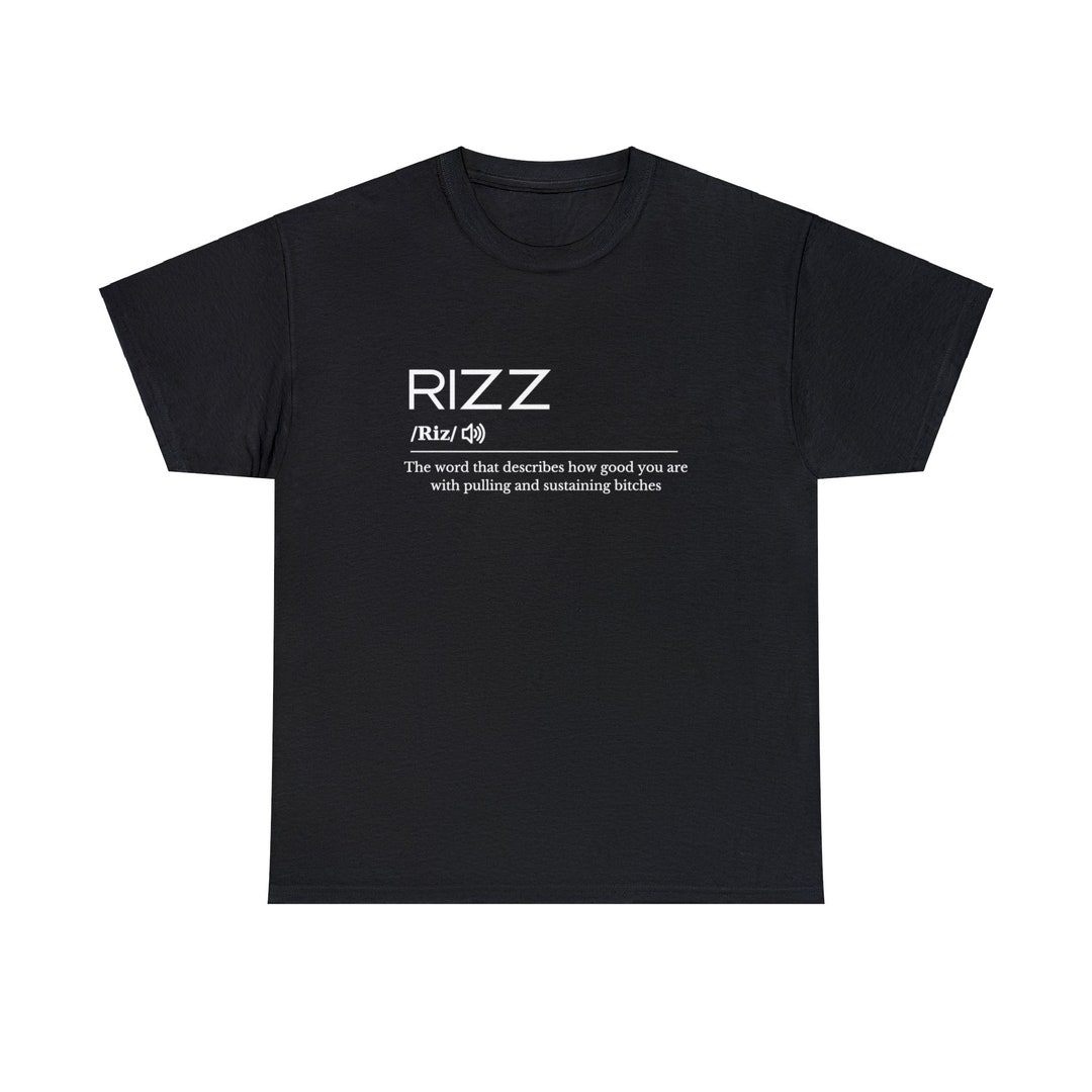 Funny T Shirt Rizz Definition, Rizz God Tee - Etsy