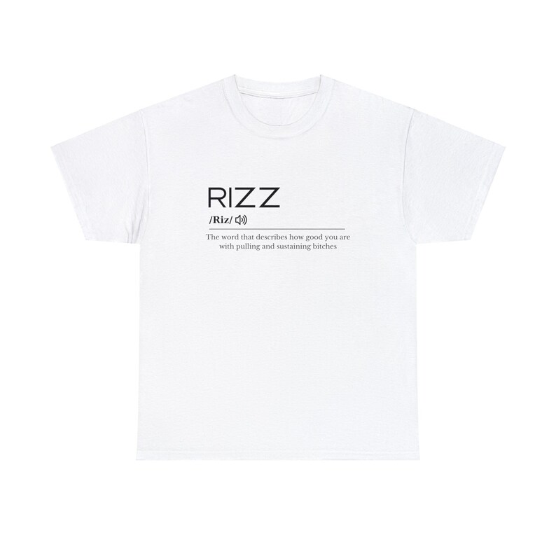 Funny T Shirt Rizz Definition, Rizz God Tee - Etsy