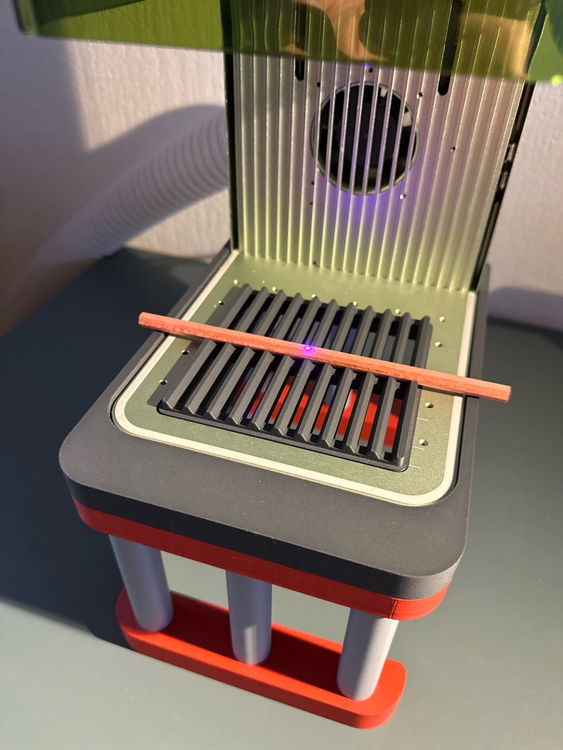 Xtool F1 - Base Plate Jig - 10 X 100mm HEX for Pencils (3MF, STL and ...