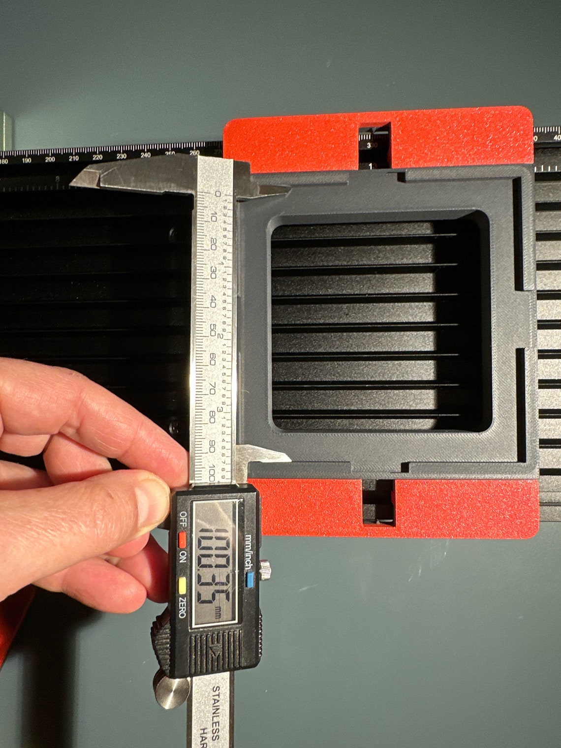 Xtool F1 - Slide Extension Jig - 1 X 100mm Square (3MF and PDF) - Etsy