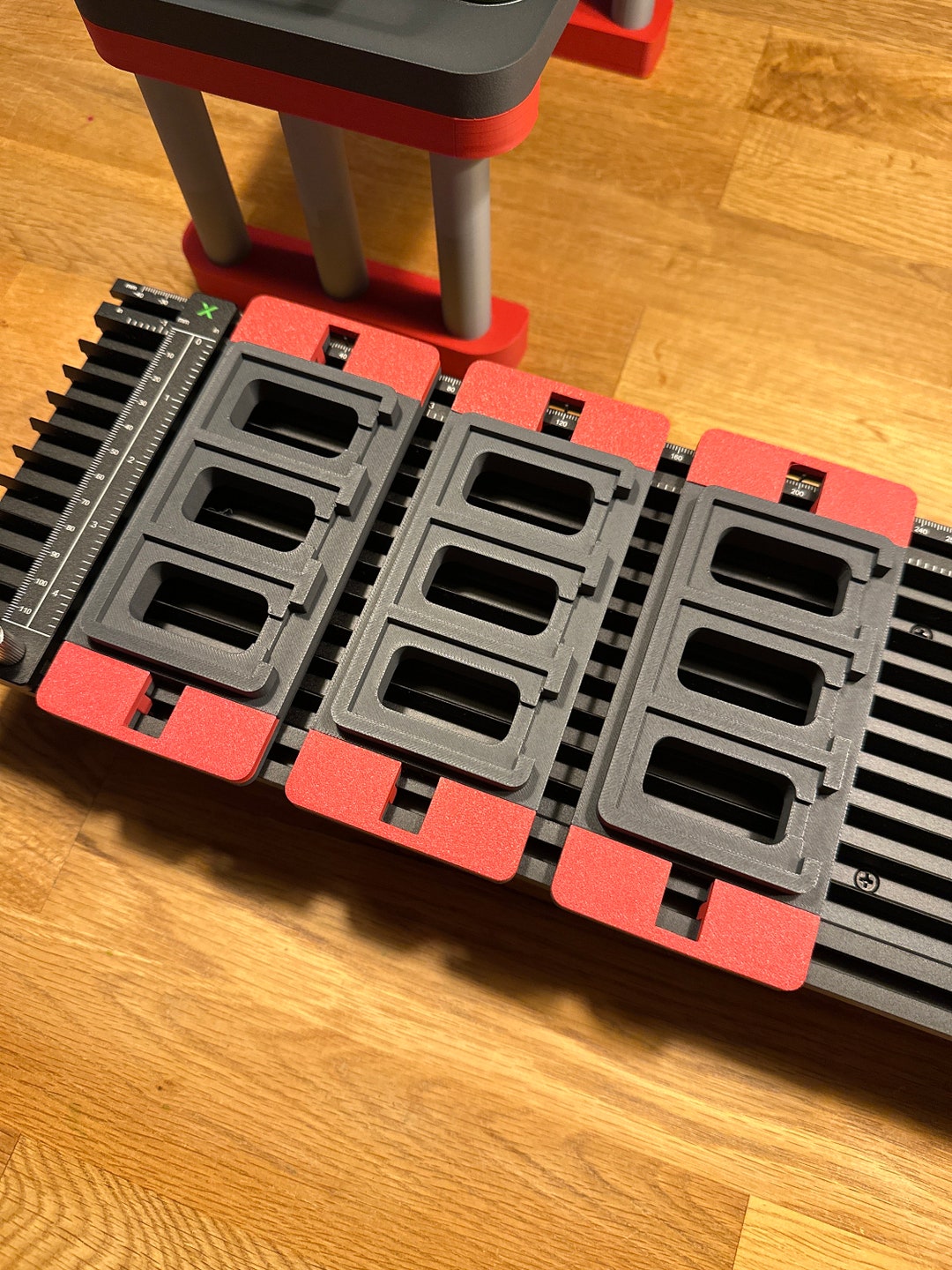 Xtool F1 - Slide Extension Jig - 3 X 50x30mm Dog Tag (3MF and PDF) - Etsy