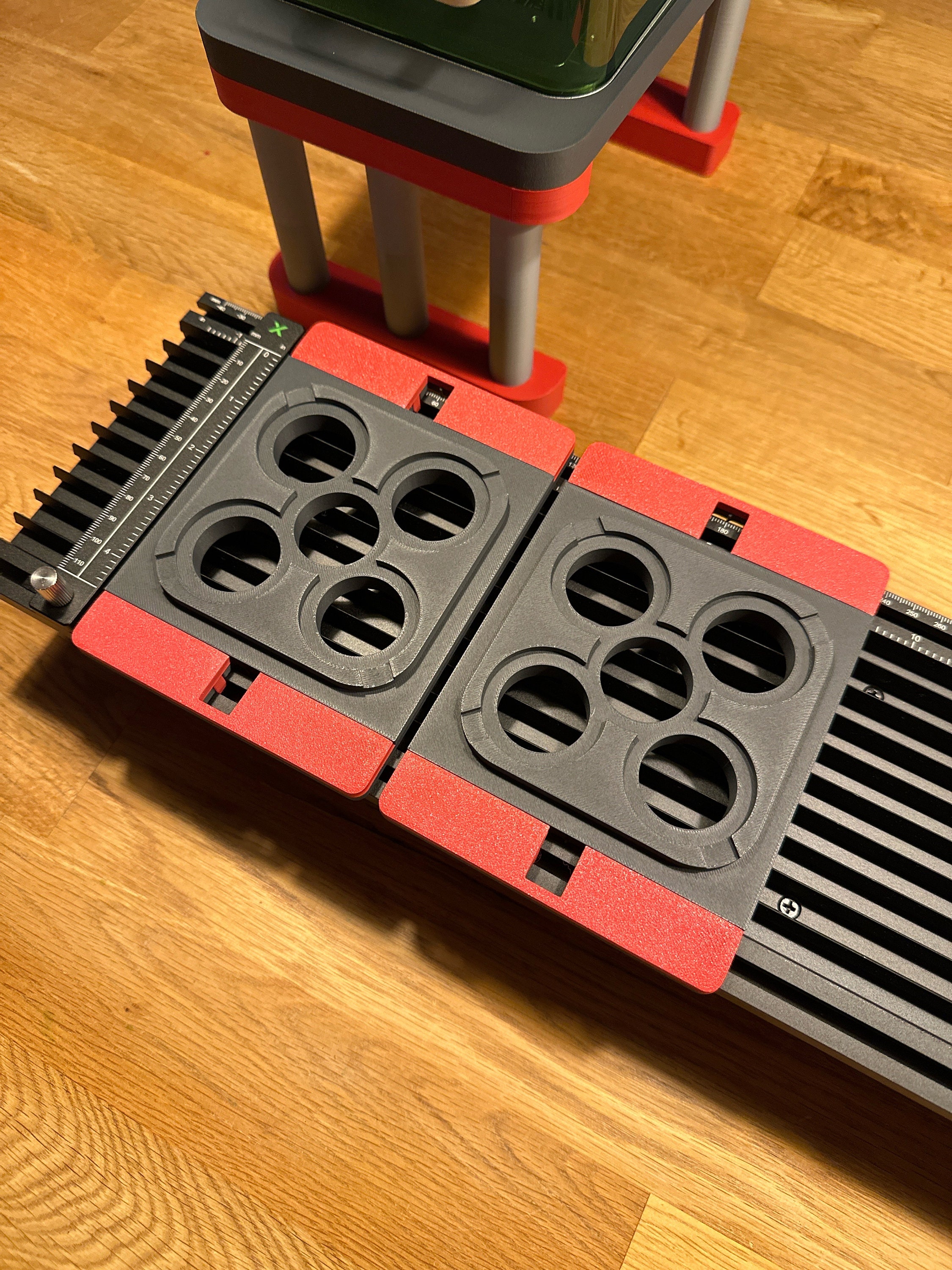 Xtool F1 - Slide Extension Jig - 4 X 40mm Round (3MF and PDF) - Etsy