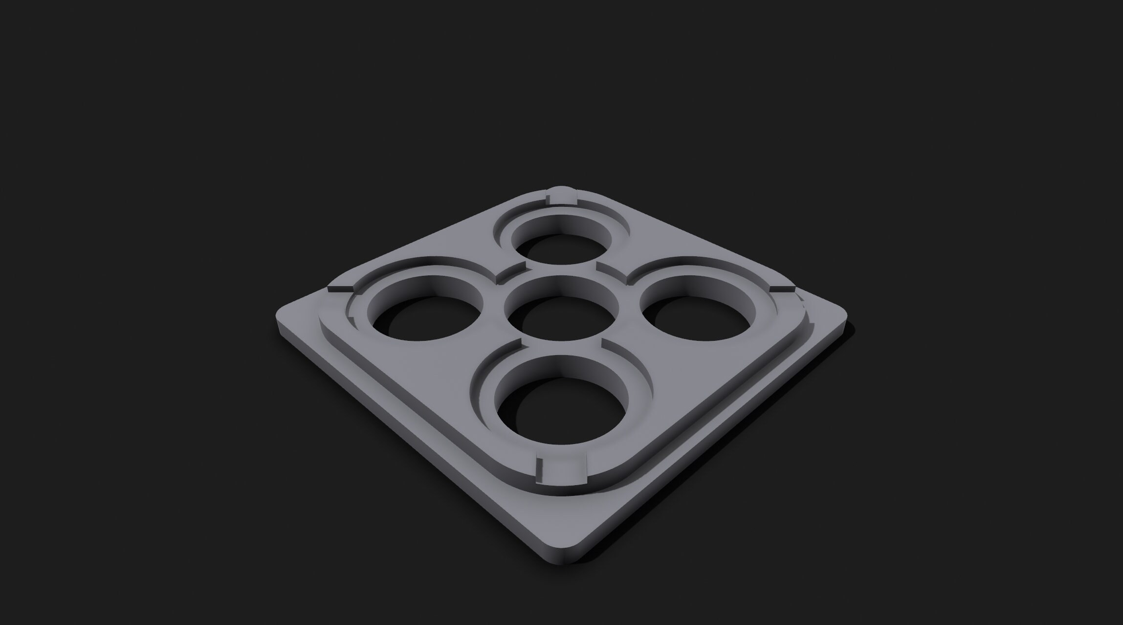 Xtool F1 - Base Plate Jig - 4 X 40mm Round (3MF and PDF) - Etsy