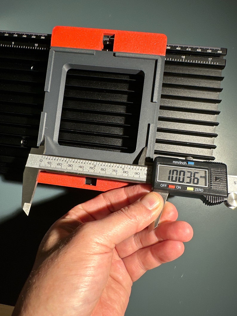 Xtool F1 - Slide Extension Jig - 1 X 100mm Square (3MF and PDF) - Etsy UK