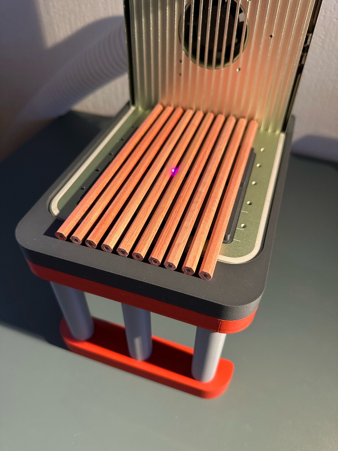 Xtool F1 - Base Plate Jig - 10 X 100mm HEX for Pencils (3MF, STL and ...