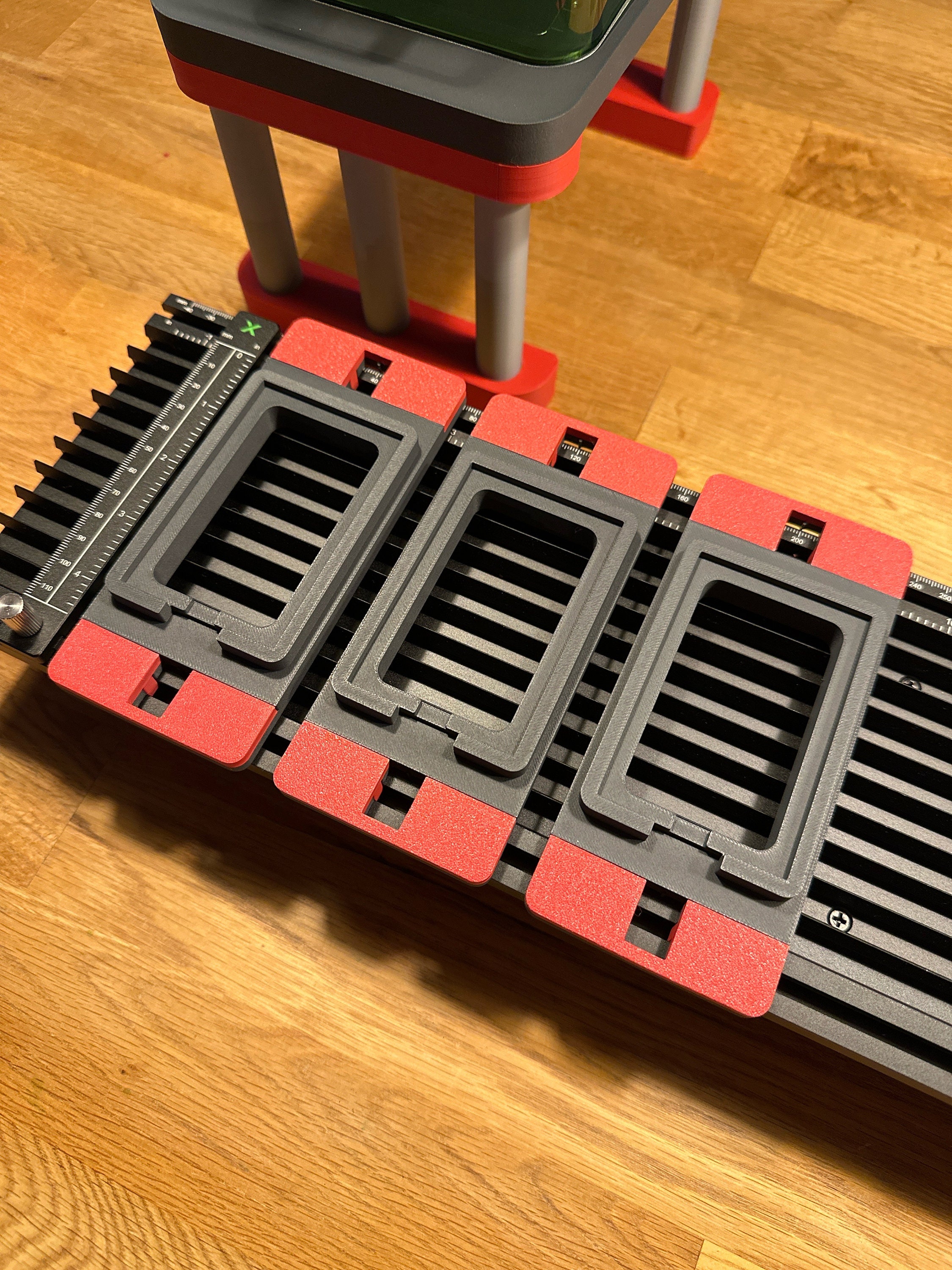 Xtool F1 - Slide Extension Jig - 1 X 86x54mm Business Card (3MF and PDF ...