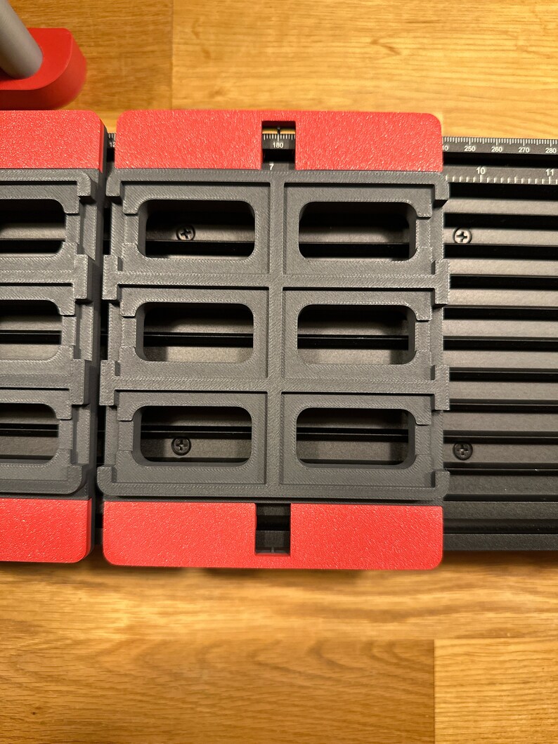 Xtool F1 - Slide Extension Jig - 6 X 50x30mm Dog Tag (3MF and PDF) - Etsy