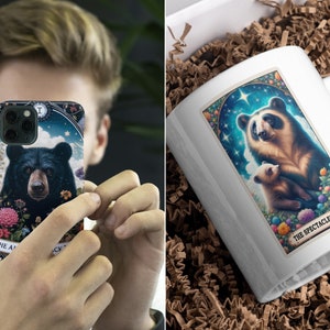 Bear Tarot Card - 25 Funny Tarot Cards - Bear Lover - Tarot Card ...