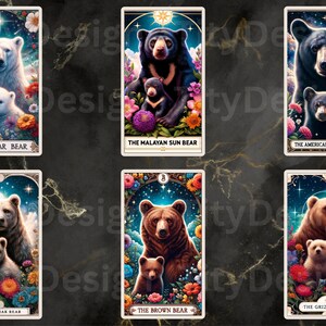 Bear Tarot Card - 25 Funny Tarot Cards - Bear Lover - Tarot Card ...