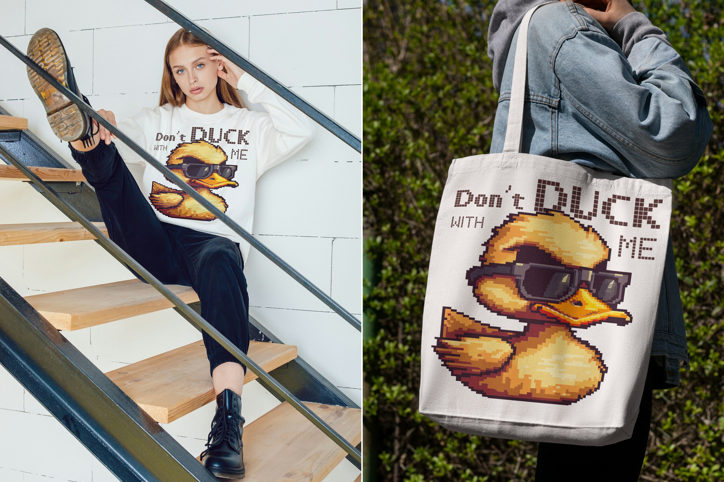 Don't Duck With Me Png Rubber Duck With Sunglasses Funny Duck ...