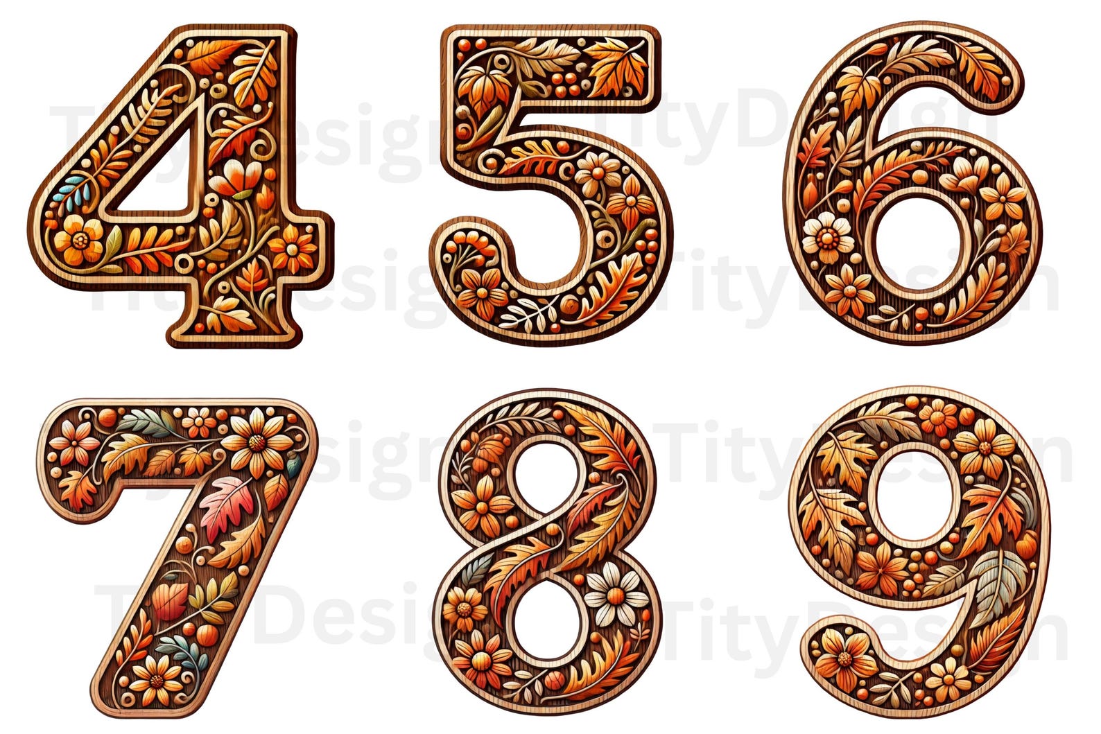 Autumn Alphabet Png - Fall Seasonal Letter Clipart - Autumn Wood Letter ...