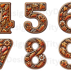 Autumn Alphabet Png - Fall Seasonal Letter Clipart - Autumn Wood Letter ...