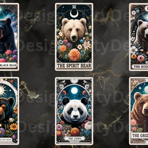 Bear Tarot Card - 25 Funny Tarot Cards - Bear Lover - Tarot Card ...