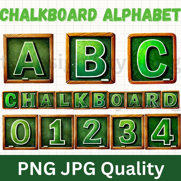 Chalk Letters - Etsy