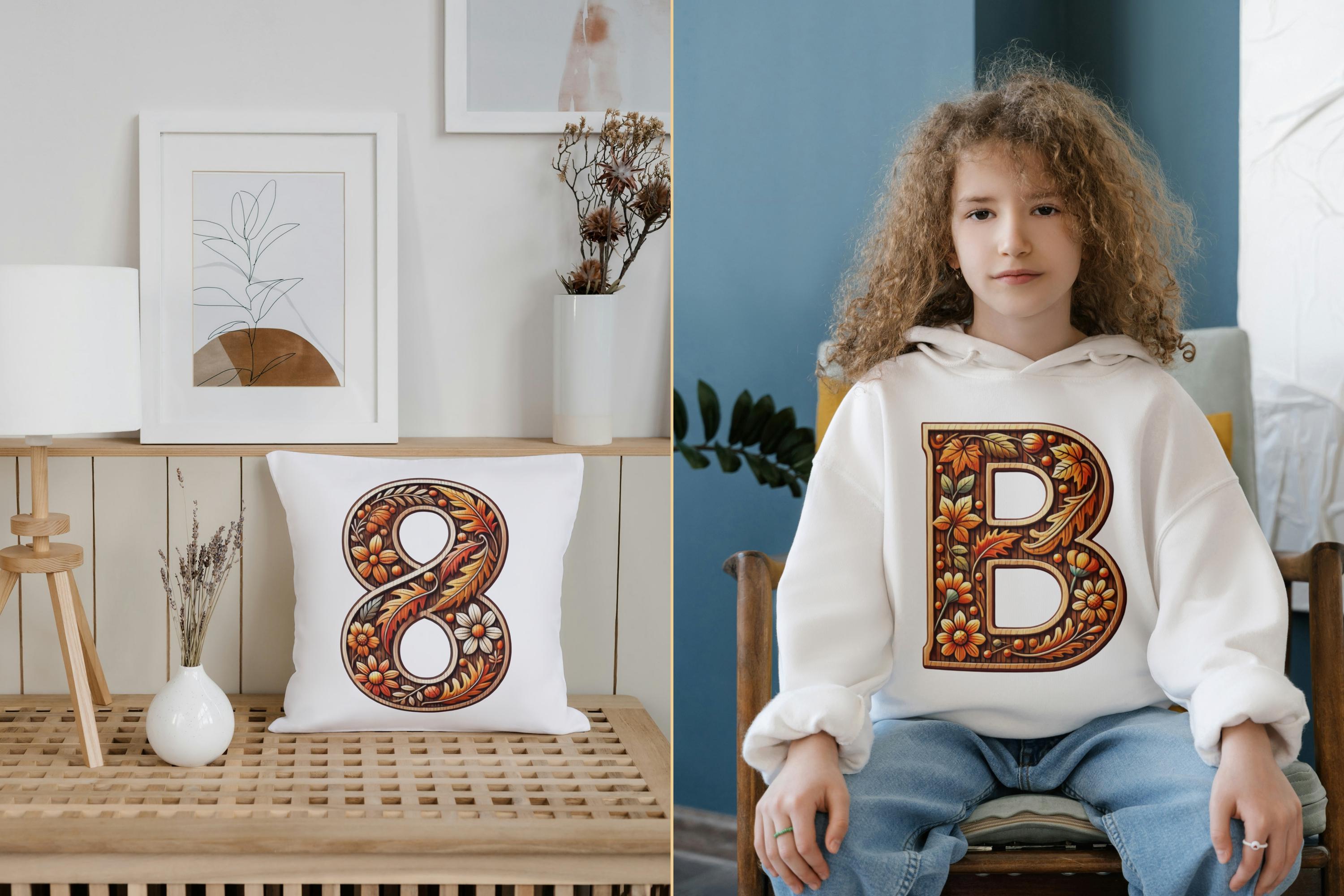 Autumn Alphabet Png - Fall Seasonal Letter Clipart - Autumn Wood Letter ...