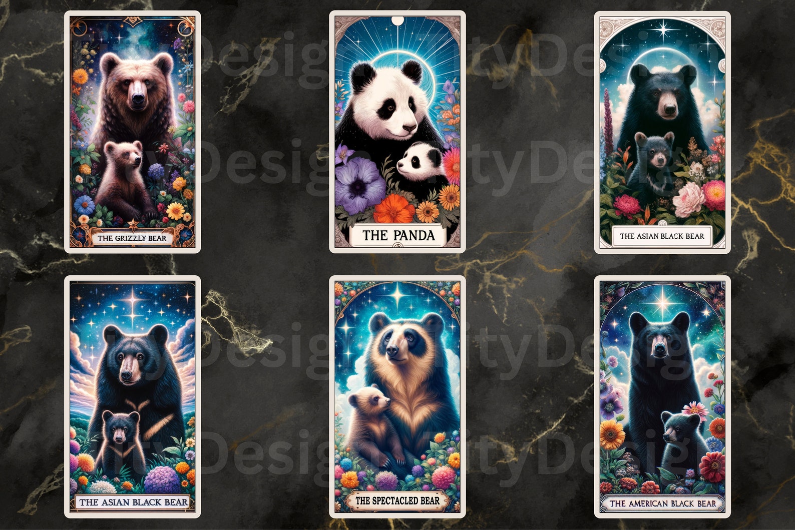 Bear Tarot Card - 25 Funny Tarot Cards - Bear Lover - Tarot Card ...