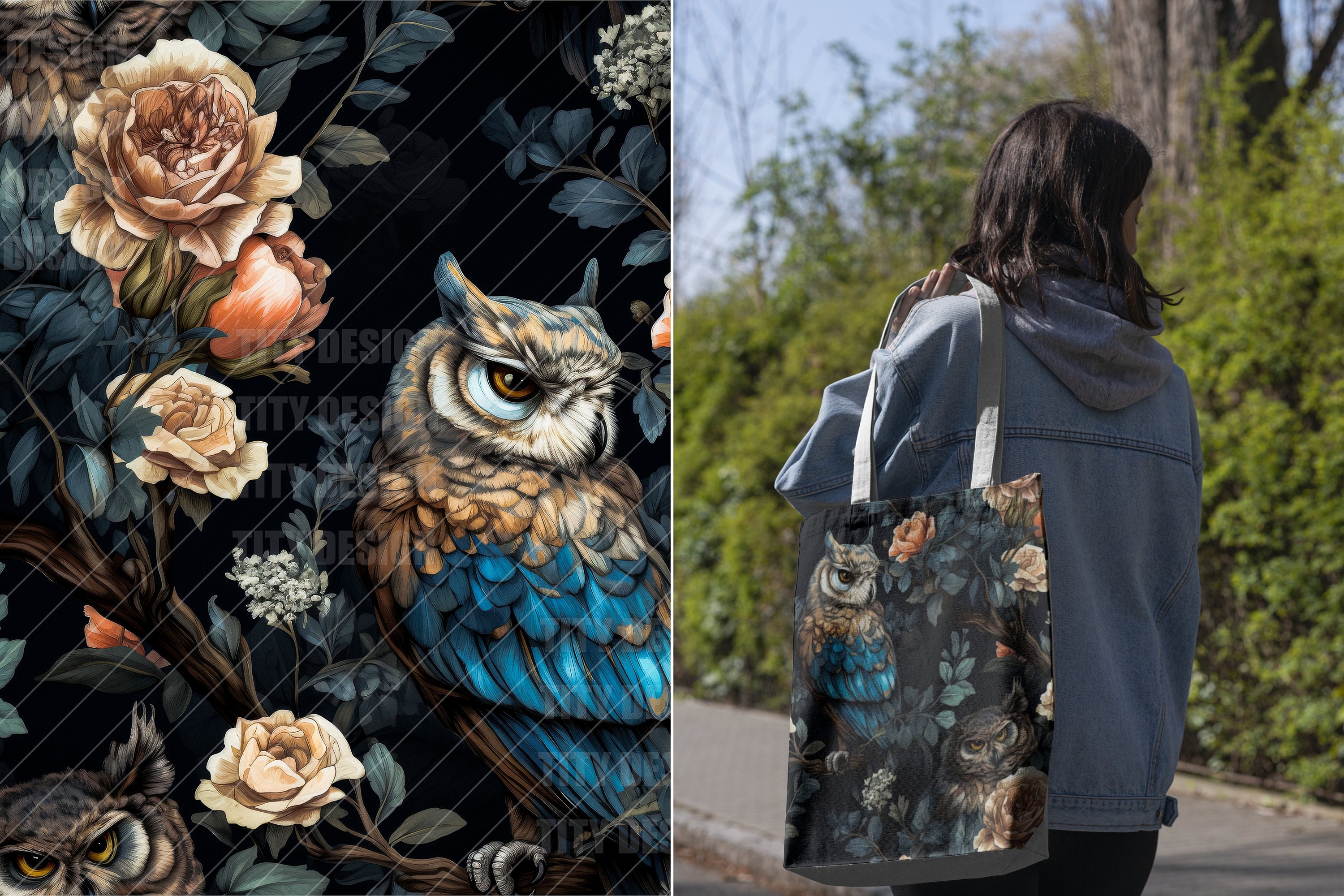 Gothic Rococo Seamless Pattern - Halloween Background Digital Paper ...