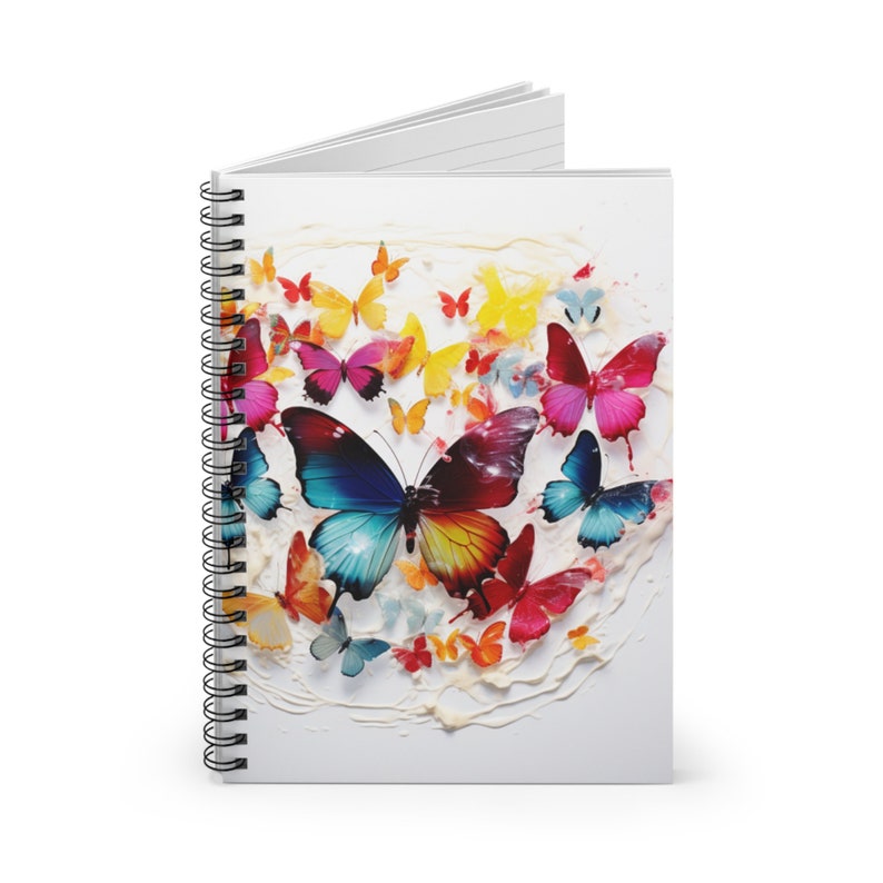 Spiral Notebook Ruled Line - Etsy