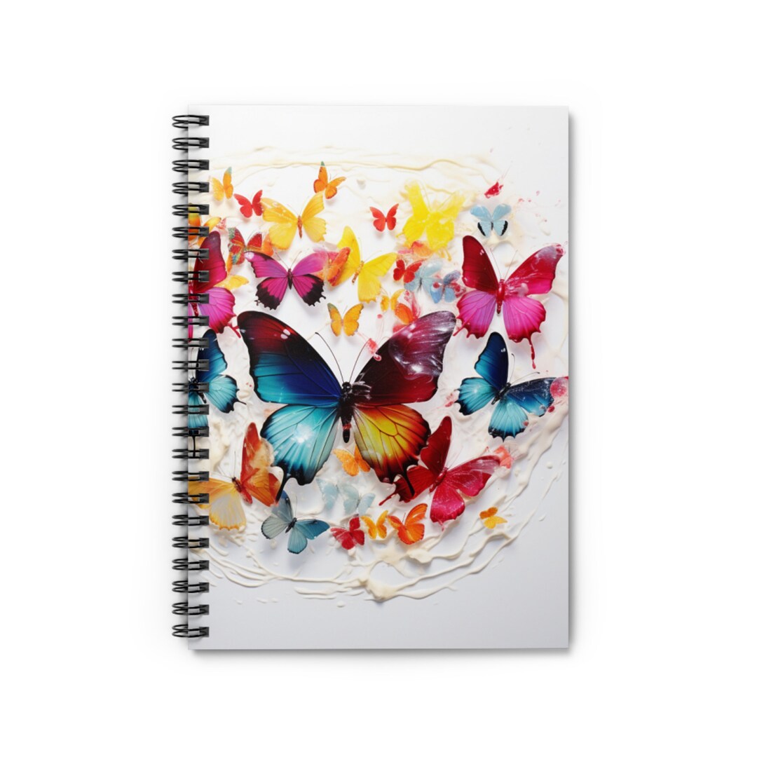 Spiral Notebook Ruled Line - Etsy