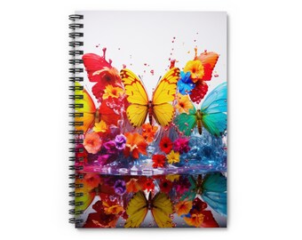 Spiral Notebook Ruled Line - Etsy