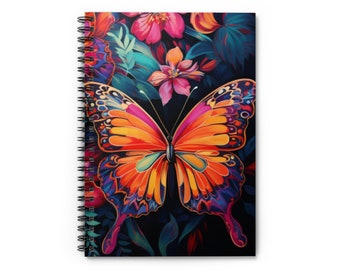 Spiral Notebook Ruled Line - Etsy