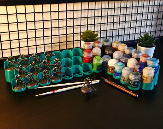 Citadel Paint Rack, Miniature Paint Storage, Citadel Paint Station ...